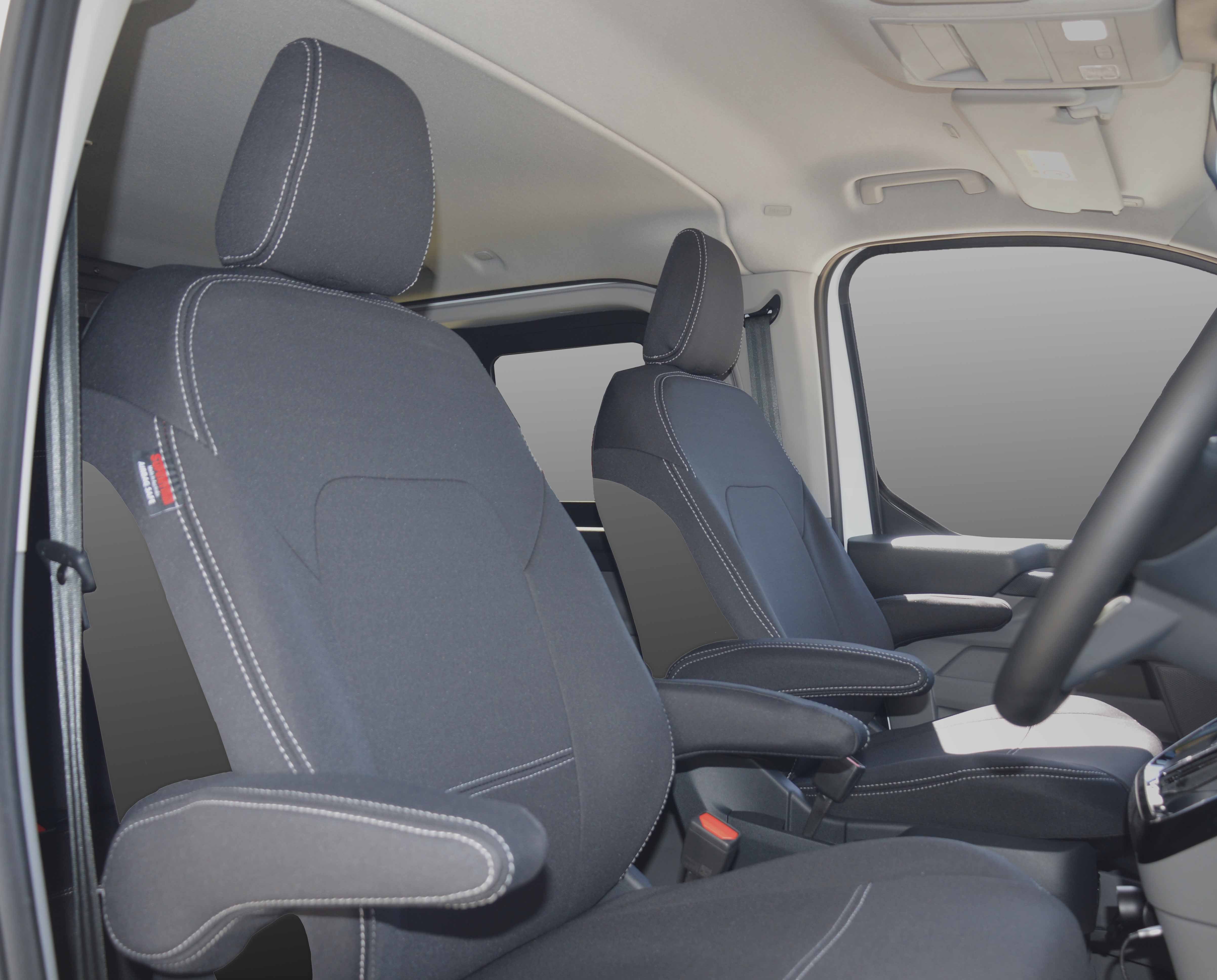 Ford Transit Custom Sport Standard Front (2 Bucket Seat) Seat Covers A ...